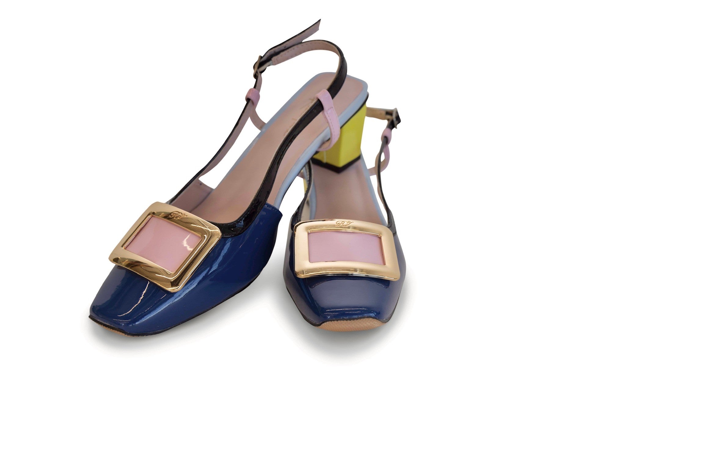 Addison Ankle Strap Heel - Blue – Robin Towle